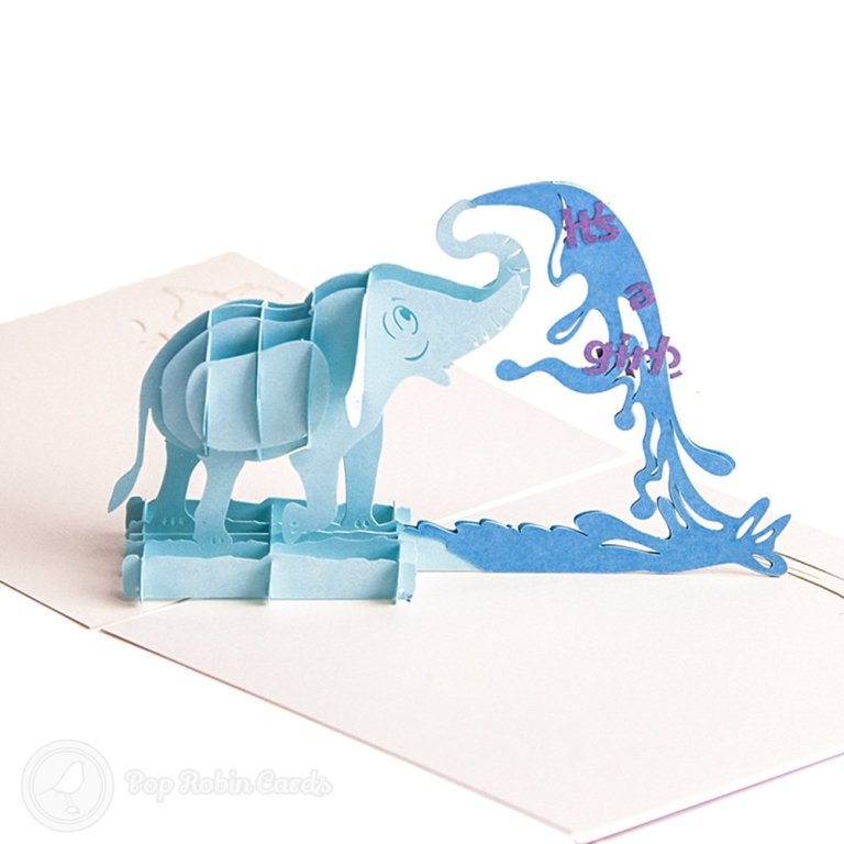 Pop Up Elephant Cards | 3D Pop Up Cards | Pop Robin Cards UK