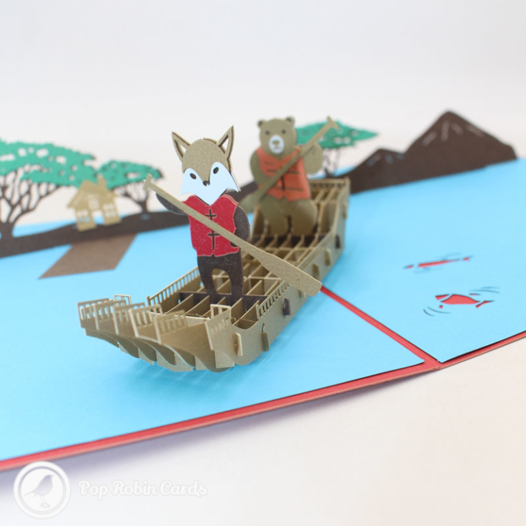 Pop Up Boat Cards | 3D Pop Up Cards | Pop Robin Cards UK
