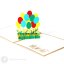 Pop Up Balloon Cards | 3D Pop Up Cards | Pop Robin Cards UK
