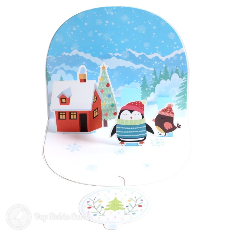 Pop Up Snowman Cards | 3D Pop Up Cards | Pop Robin Cards UK