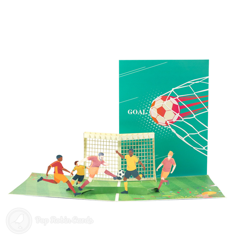 Pop Up Football Cards | 3D Pop Up Cards | Pop Robin Cards UK