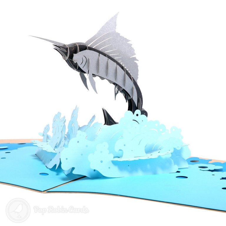 Pop Up Fish Cards | 3D Pop Up Cards | Pop Robin Cards UK