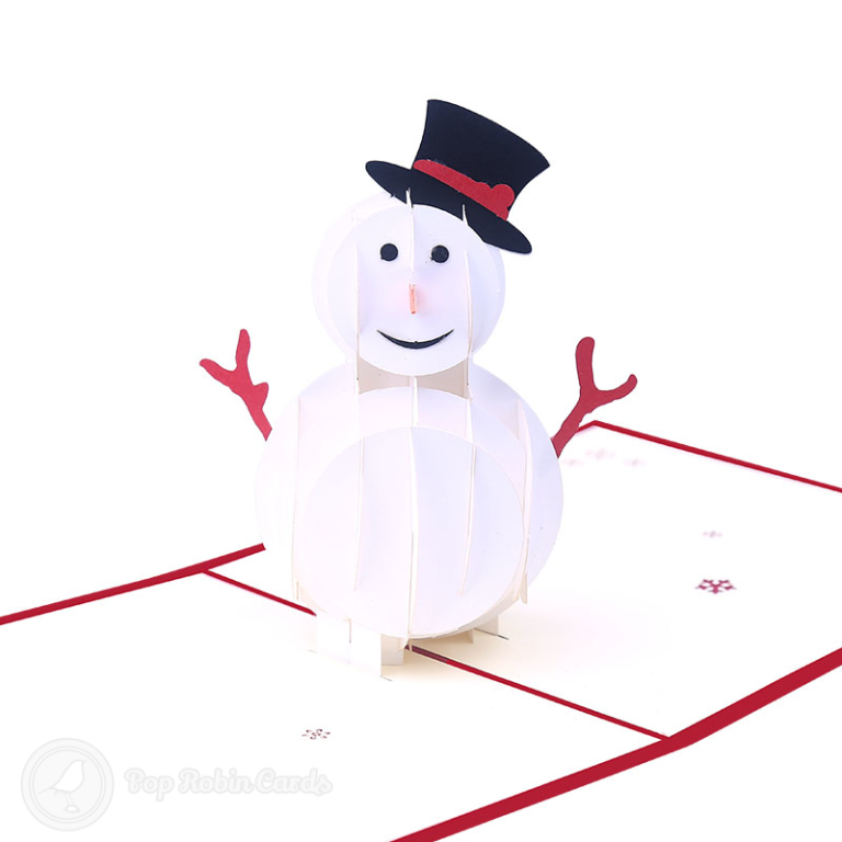 Snowman Christmas Cards | 3D Pop Up Cards