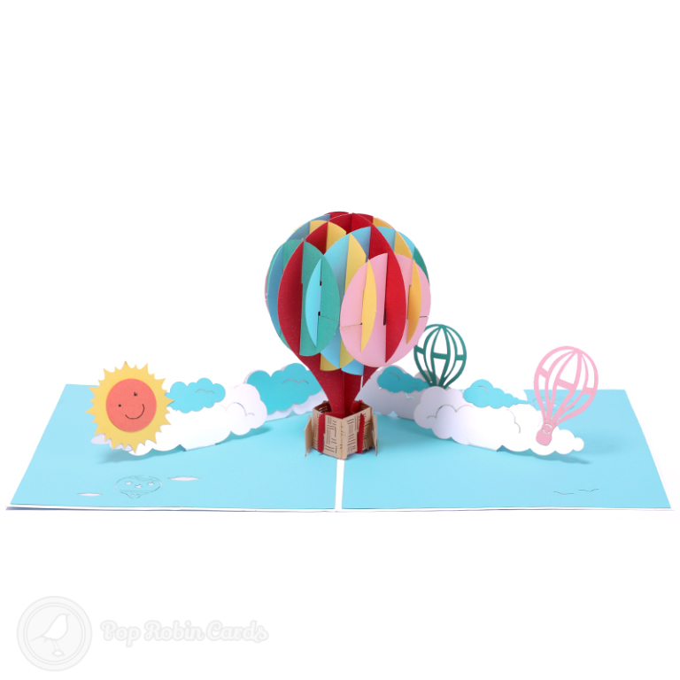 Pop Up Balloon Cards | 3D Pop Up Cards | Pop Robin Cards UK