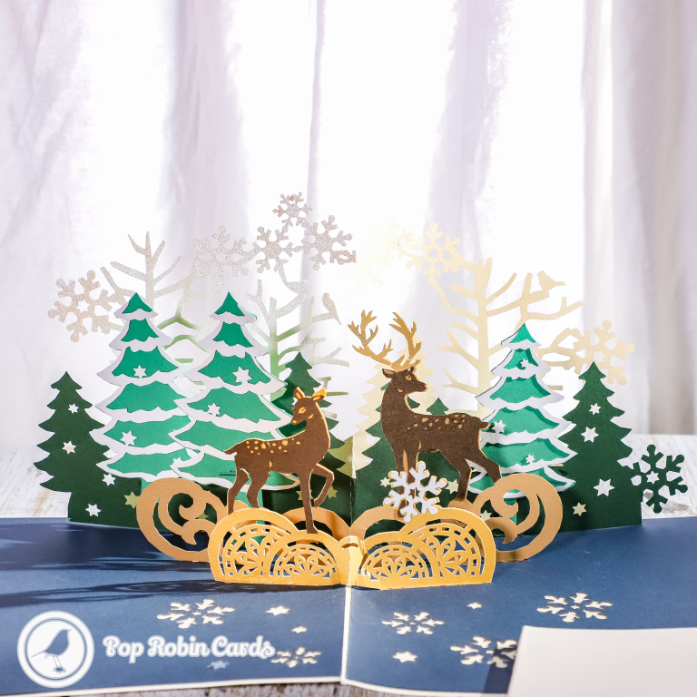 Pop Up Christmas Cards | 3D Pop Up Cards
