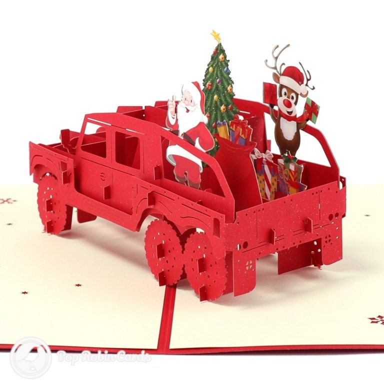 Pop Up Christmas Cards for Man | 3D Pop Up Cards