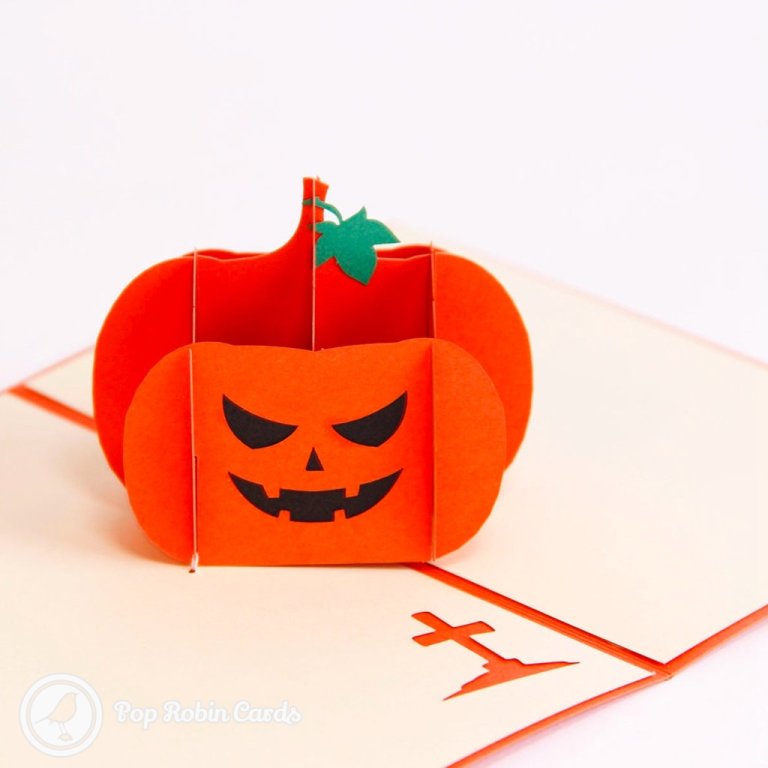 Pop Up Halloween Cards for Kid | 3D Pop Up Cards